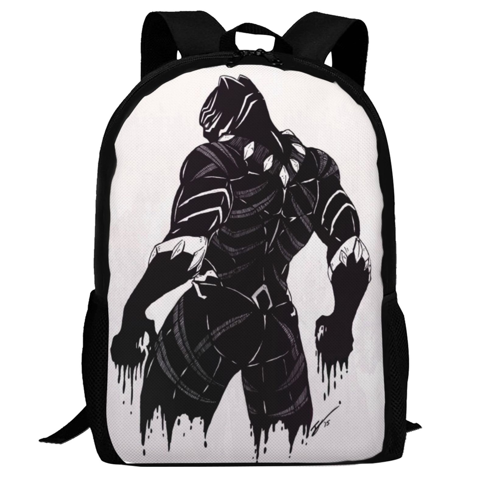 Black Panther Backpack,3d Print Laptop Backpack Lightweight Casual ...