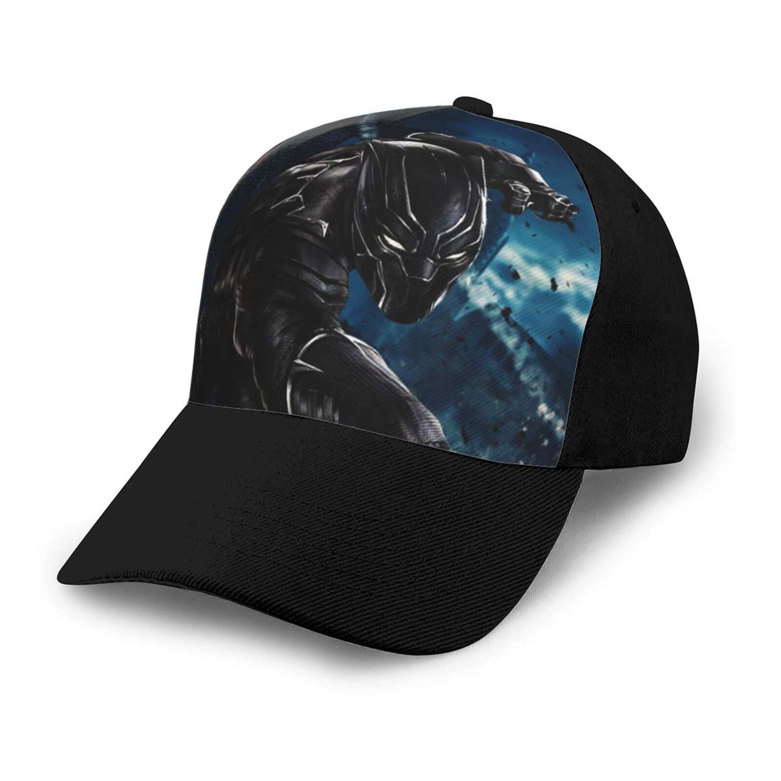 Black Panther Baseball Cap Golf Dad Hat Adjustable Low Profile Cotton ...