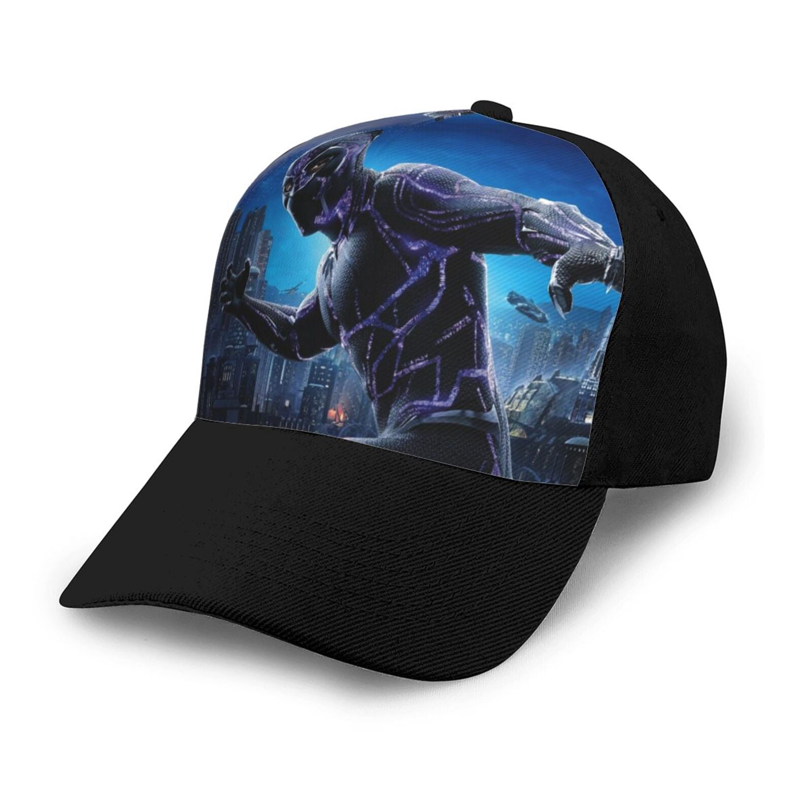Black Panther Baseball Cap Golf Dad Hat Adjustable Low Profile Cotton ...