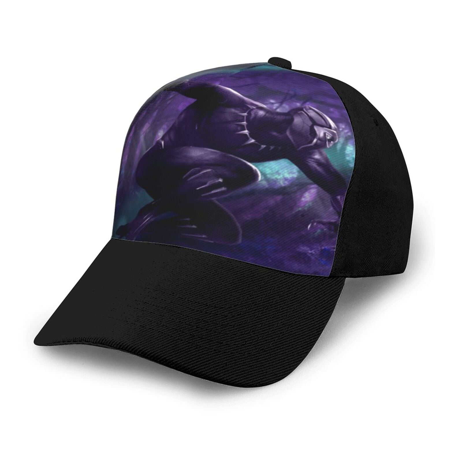 Black Panther Baseball Cap Golf Dad Hat Adjustable Low Profile Cotton ...
