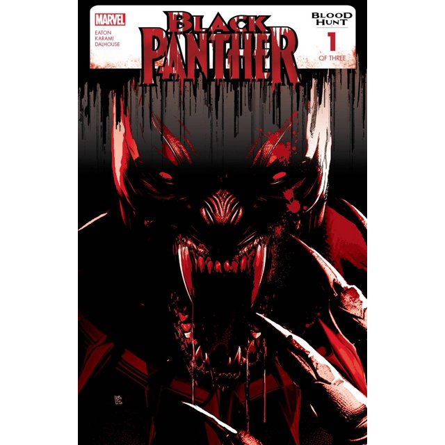 Black Panther Blood Hunt #1 (of 3) 2nd Ptg Blood Soaked Var Marvel Prh ...