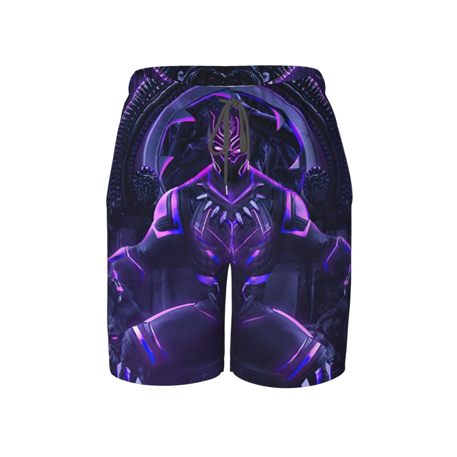 Black Panther Boy'S Swim Trunks Quick Dry Board Shorts Kids Beach Swim ...