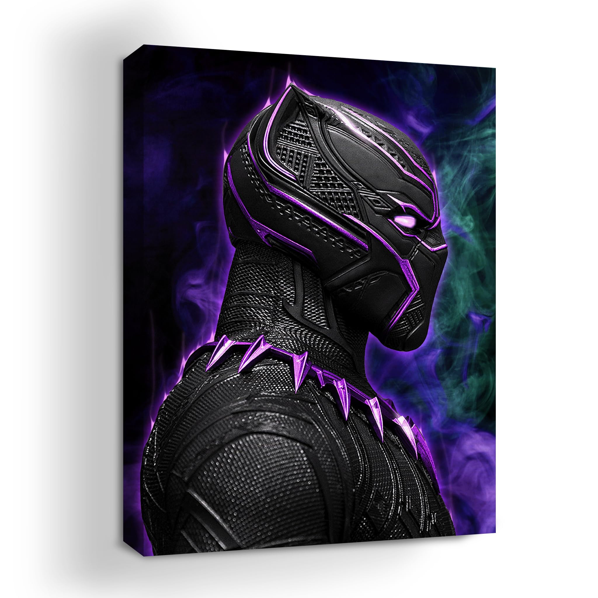 Black Panther Canvas Wall Art by DreamController- 18x24 inches Marval ...