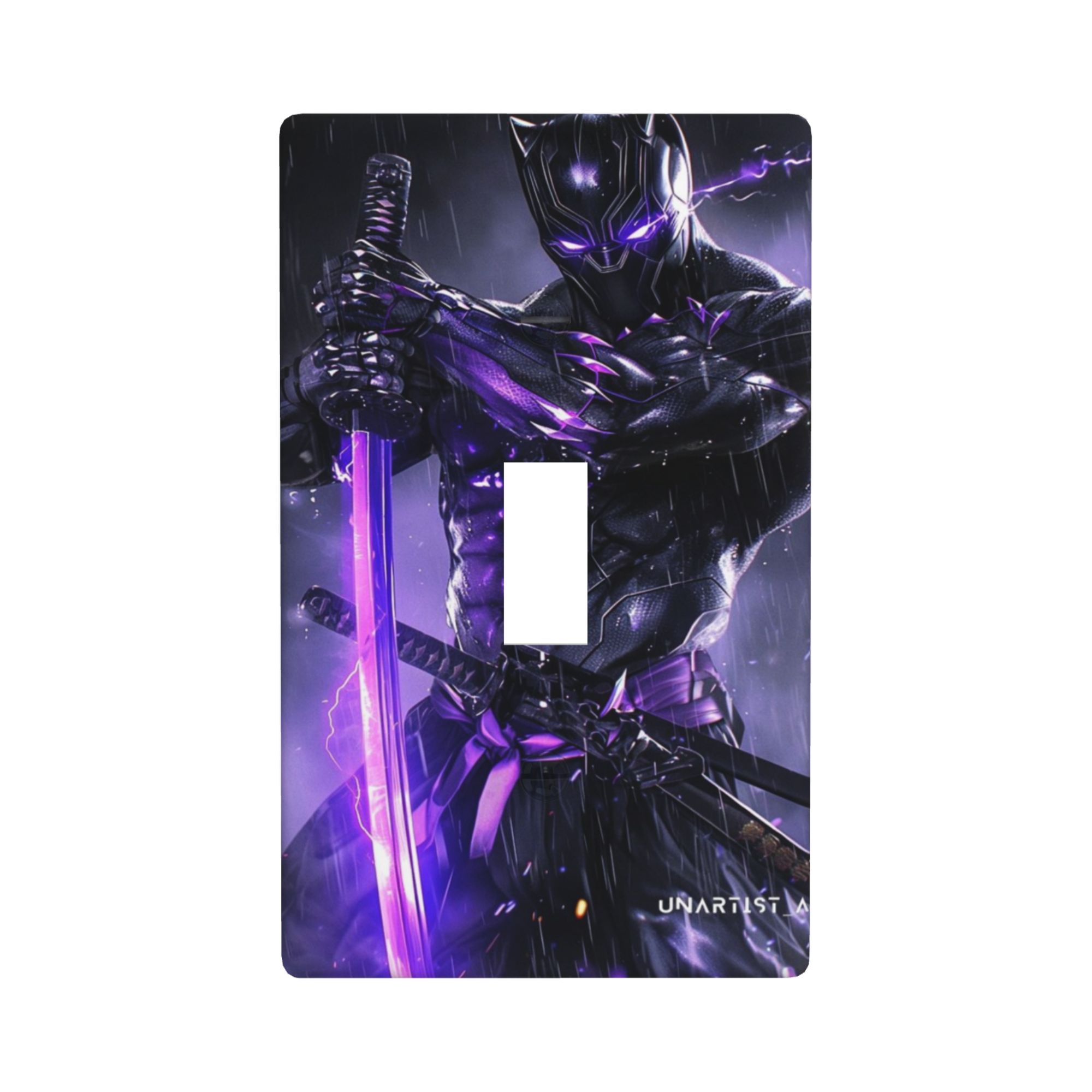 Black Panther Cartoon-Inspired Toggle Switch Decorative Wall Plate: The ...