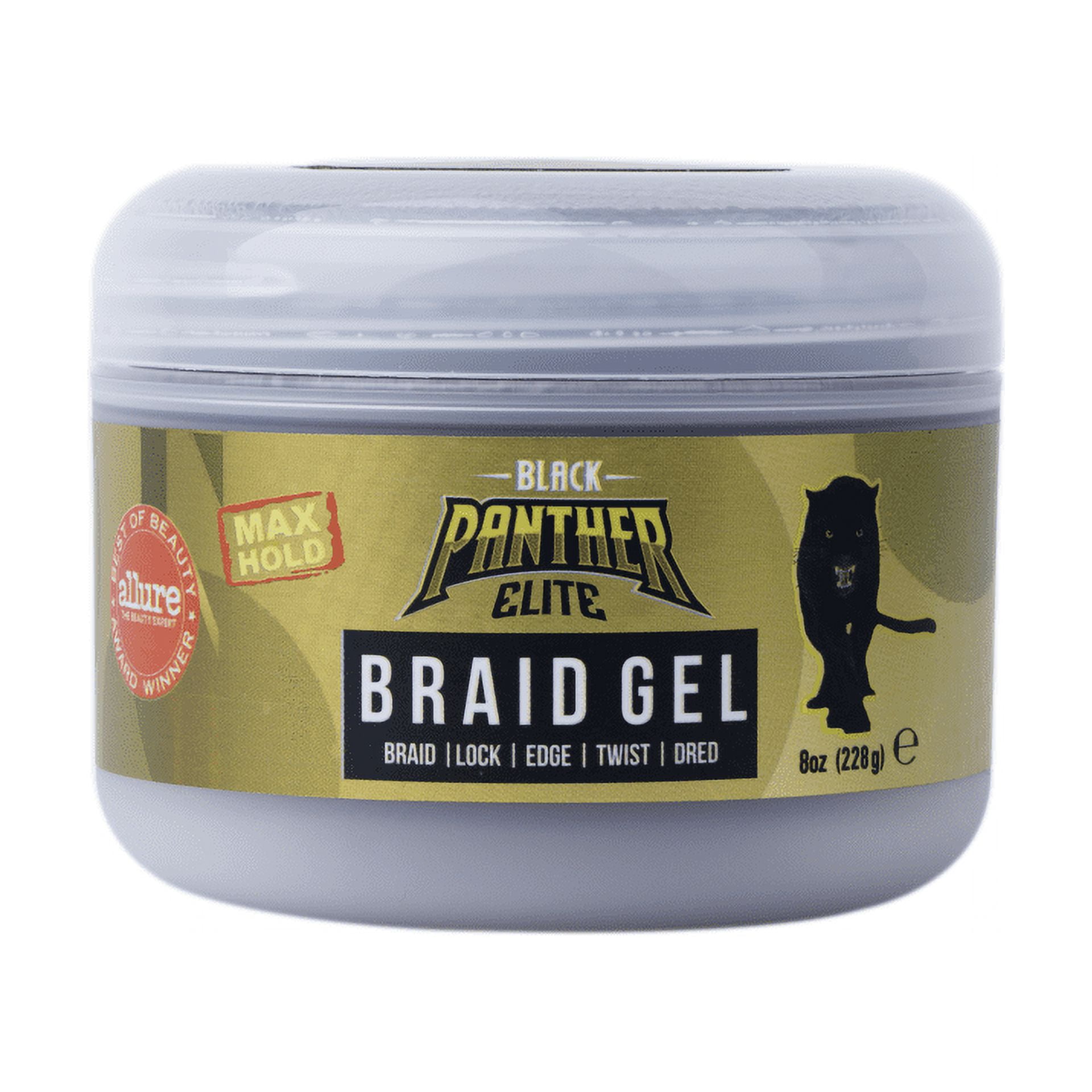 Black Panther Elite Braid and Loc Control Pomade for Curly Hair, For ...