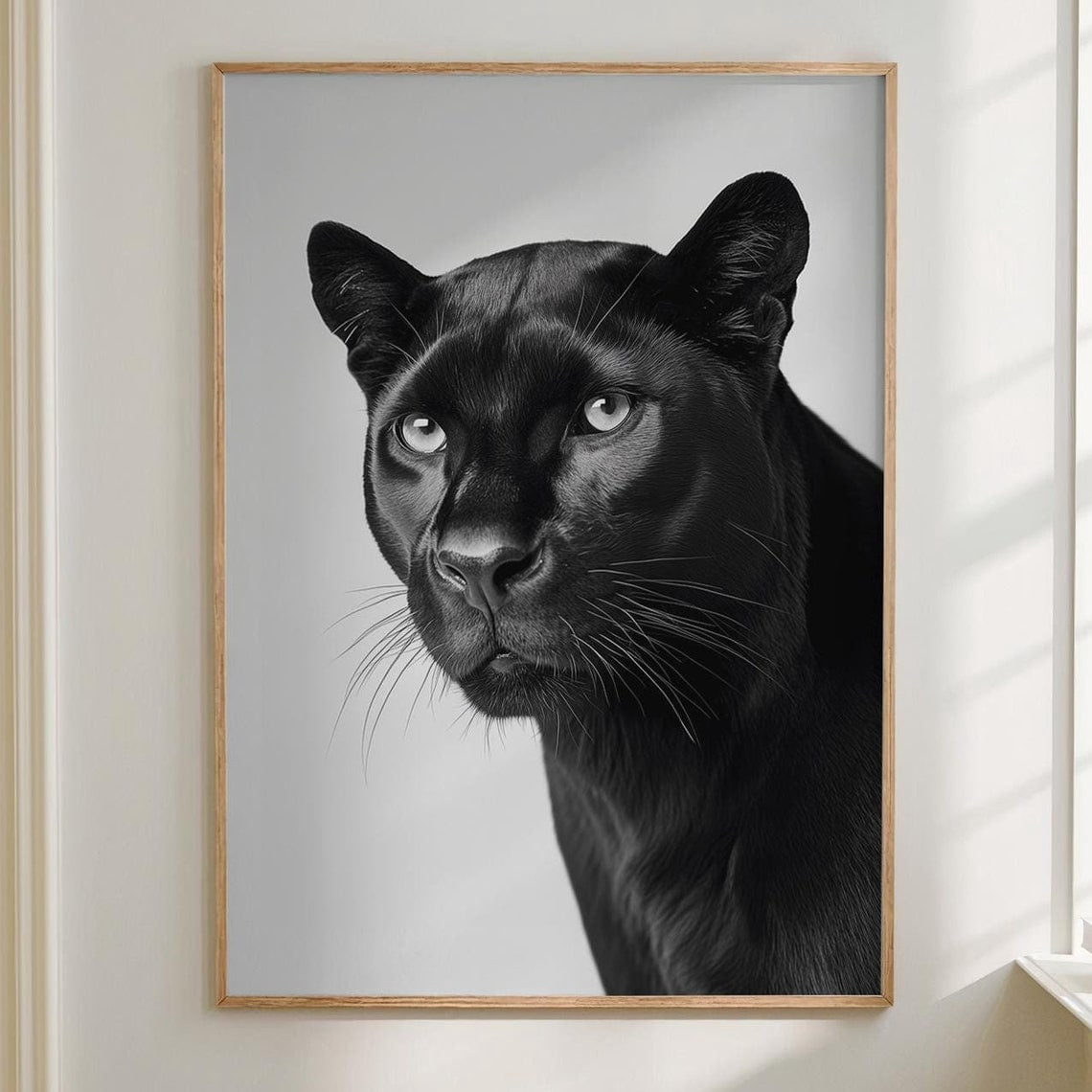 Black Panther Fashion Magazine Inspired Poster Animal Portrait ...