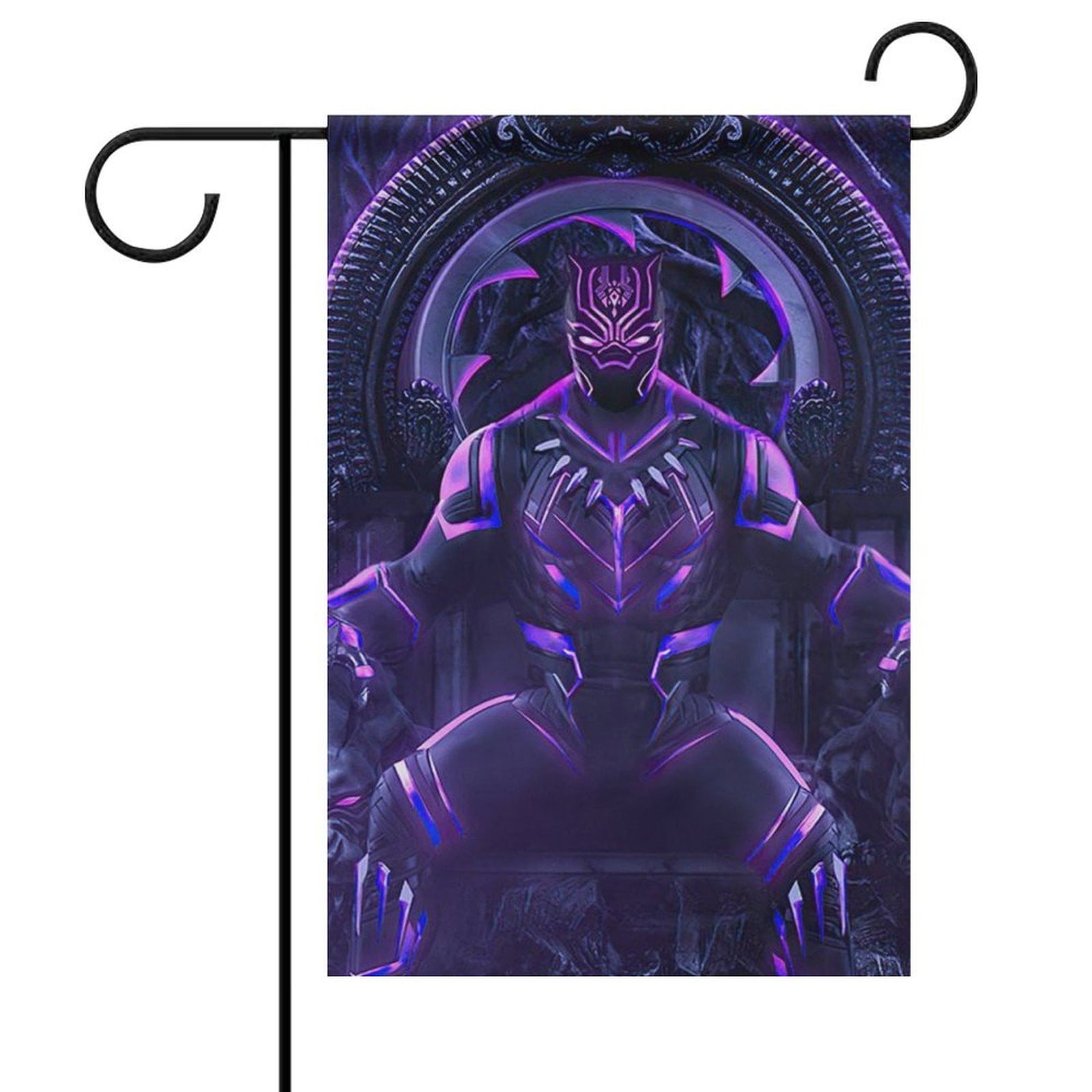 Black Panther Garden Banner - Double-Sided House Outdoor Flag for Yard ...