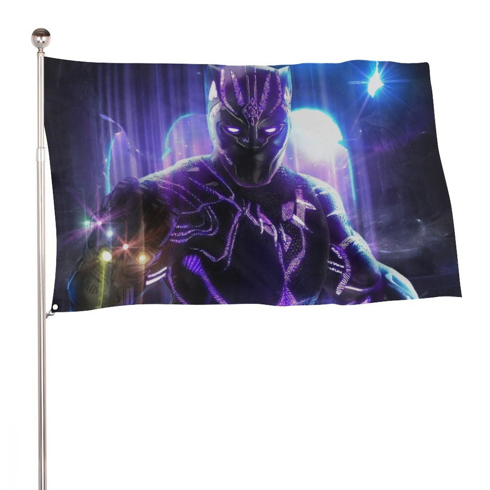 Black Panther Garden Banner - Double-Sided House Outdoor Flag for Yard ...