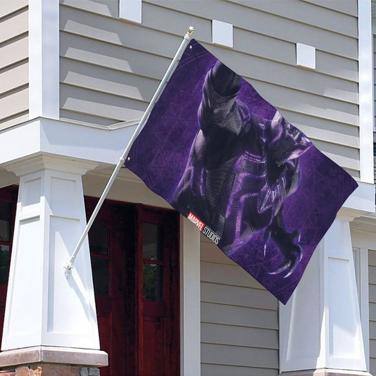 Black Panther Garden Banner - Double-Sided House Outdoor Flag for Yard ...