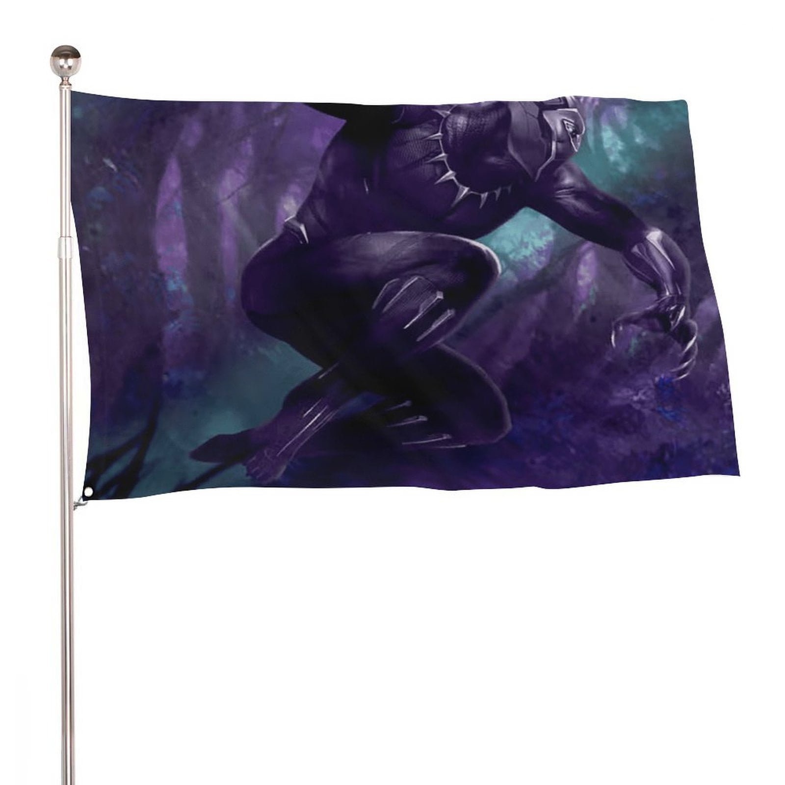 Black Panther Garden Banner - Double-Sided House Outdoor Flag for Yard ...