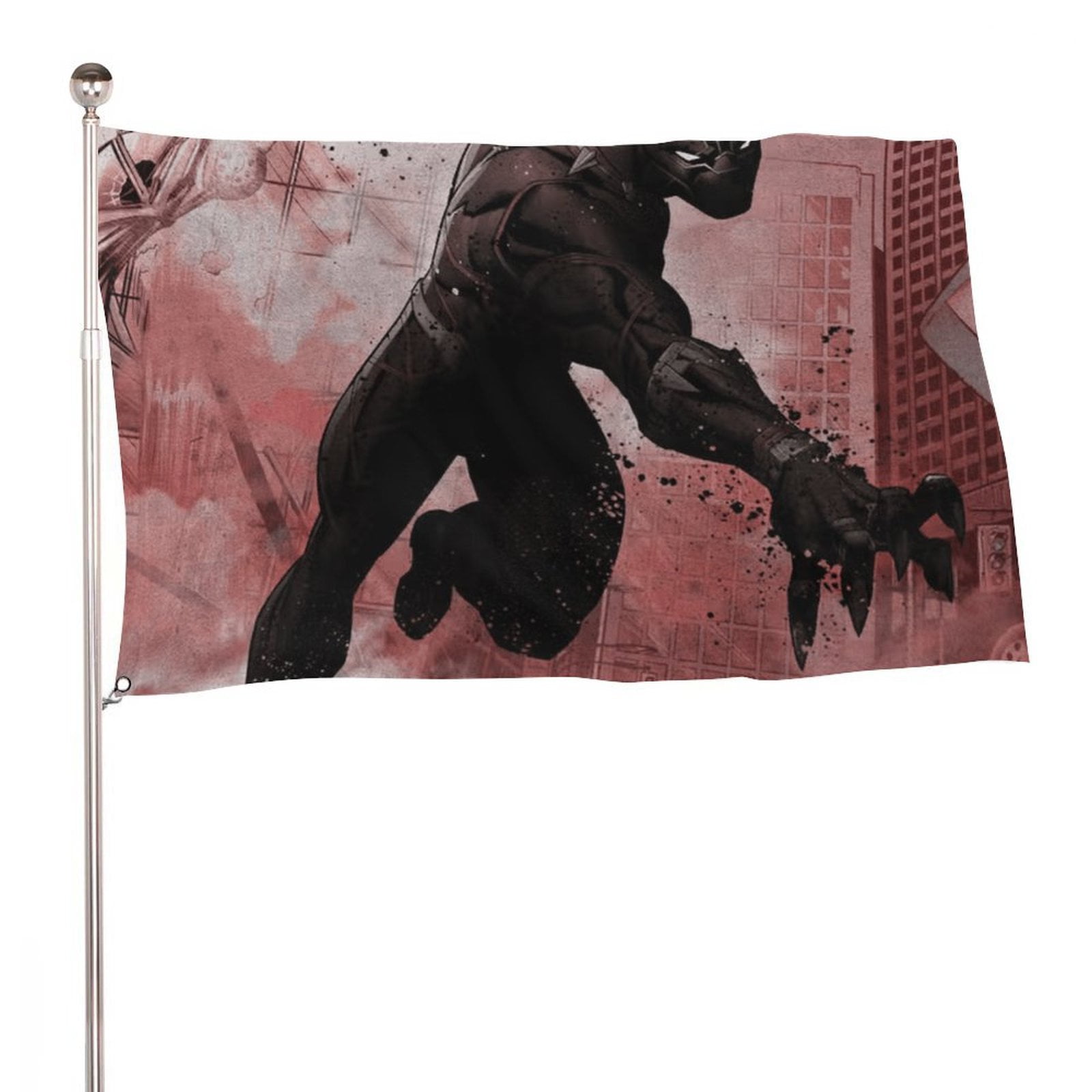 Black Panther Garden Banner - House Outdoor Flag for Yard And Lawn ...