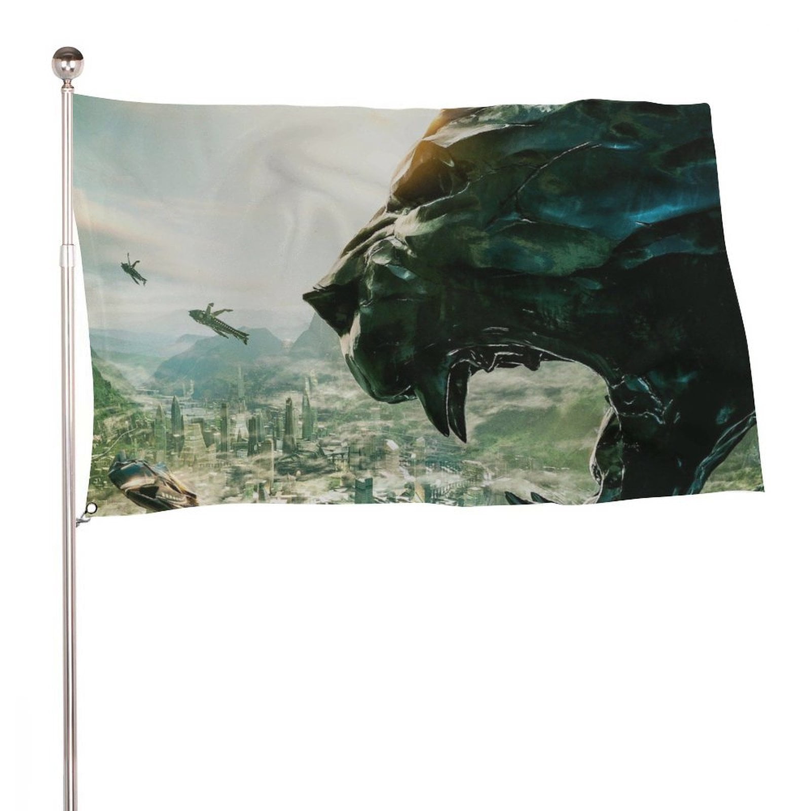 Black Panther Garden Banner - House Outdoor Flag for Yard And Lawn ...