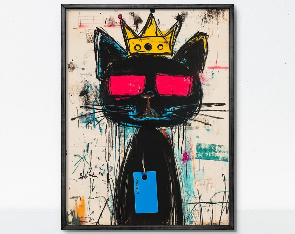 Black Panther Graffiti Art Poster - Urban Street Style Wall Decor ...