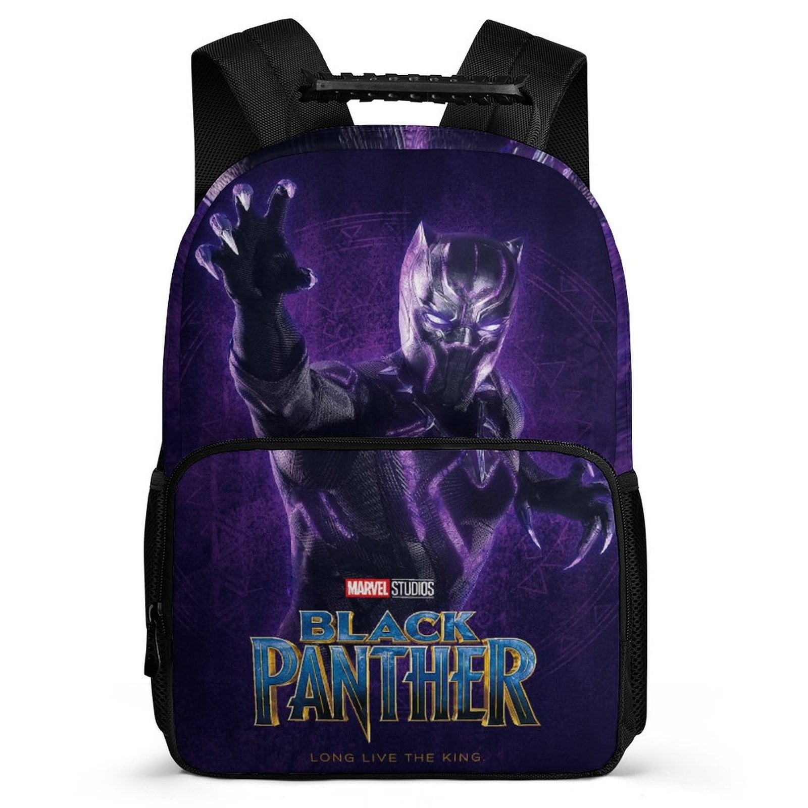 Black Panther Kid Backpack School Bag Elementary Students Bookbags ...