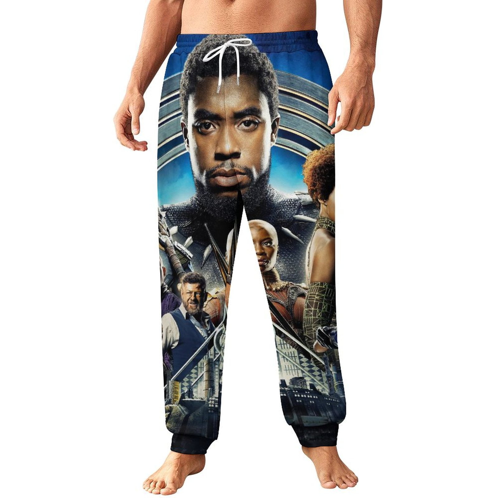 Black Panther Men's Sweatpants Lightweight Joggers Pants Workout Gym ...