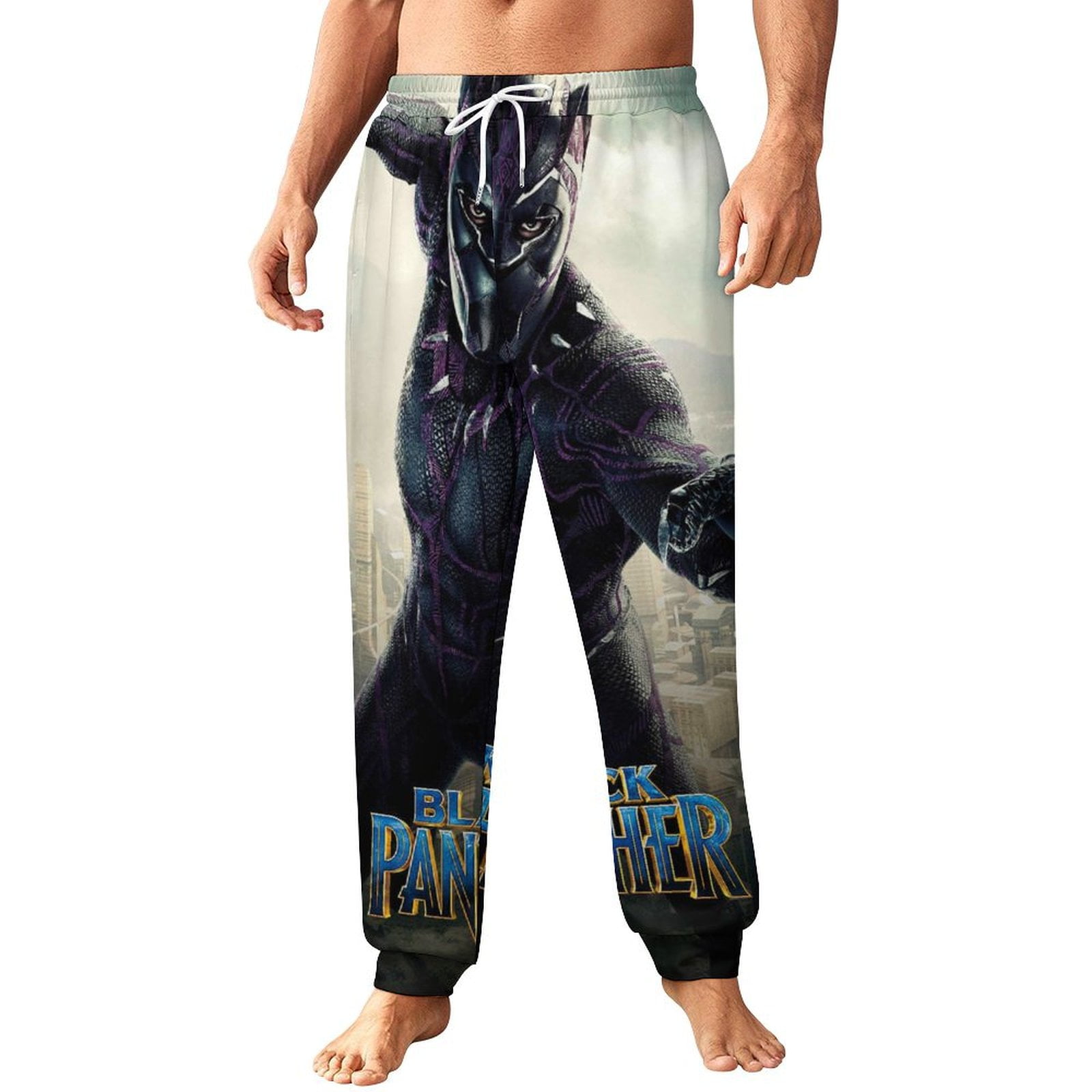 Black Panther Men's Sweatpants Lightweight Joggers Pants Workout Gym ...