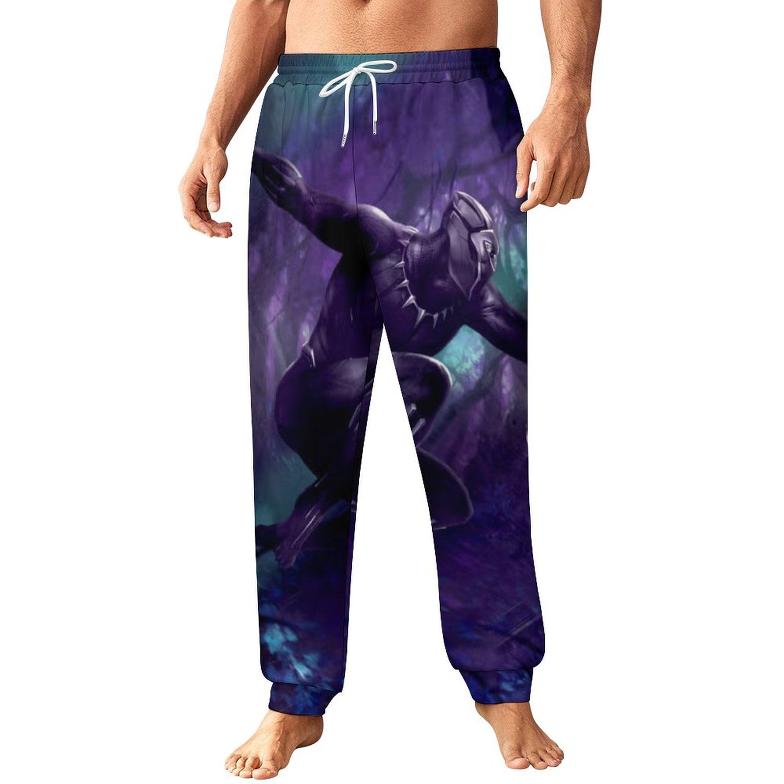 Black Panther Men's Sweatpants Lightweight Joggers Pants Workout Gym ...