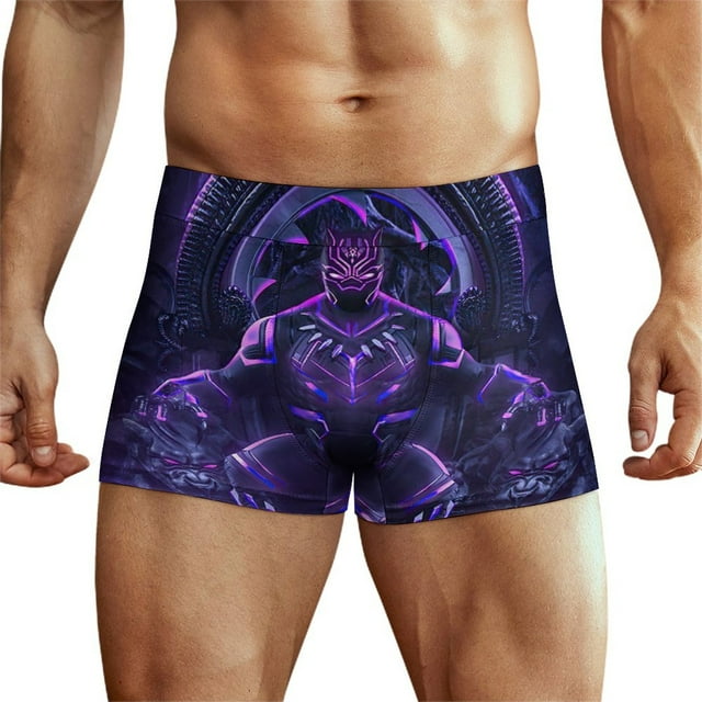 Black Panther Mens Underwear Boxer Briefs Soft Comfortable Underwear ...