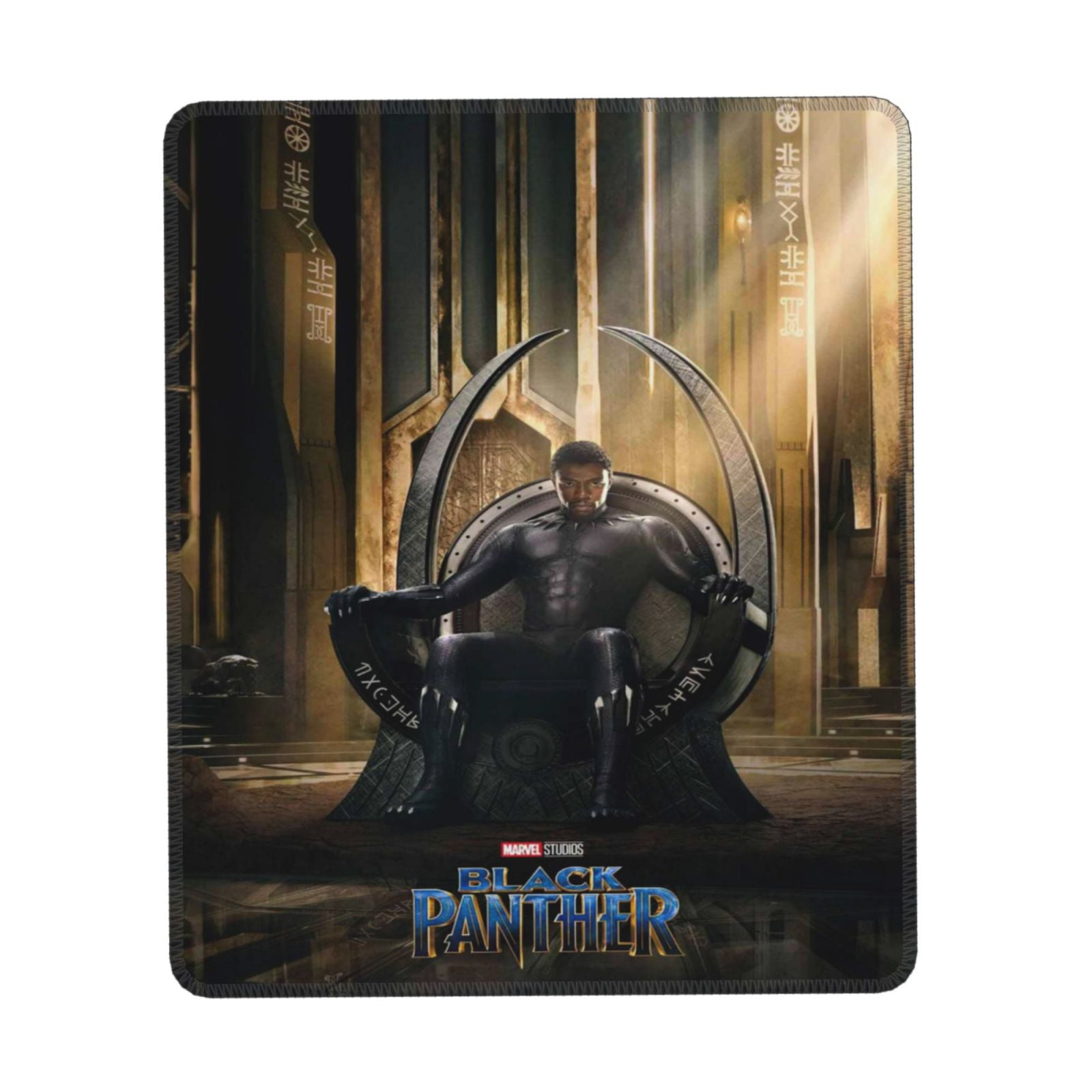 Black Panther Mouse Pad, Non-Slip Rubber Base Desktop Protection Mat ...