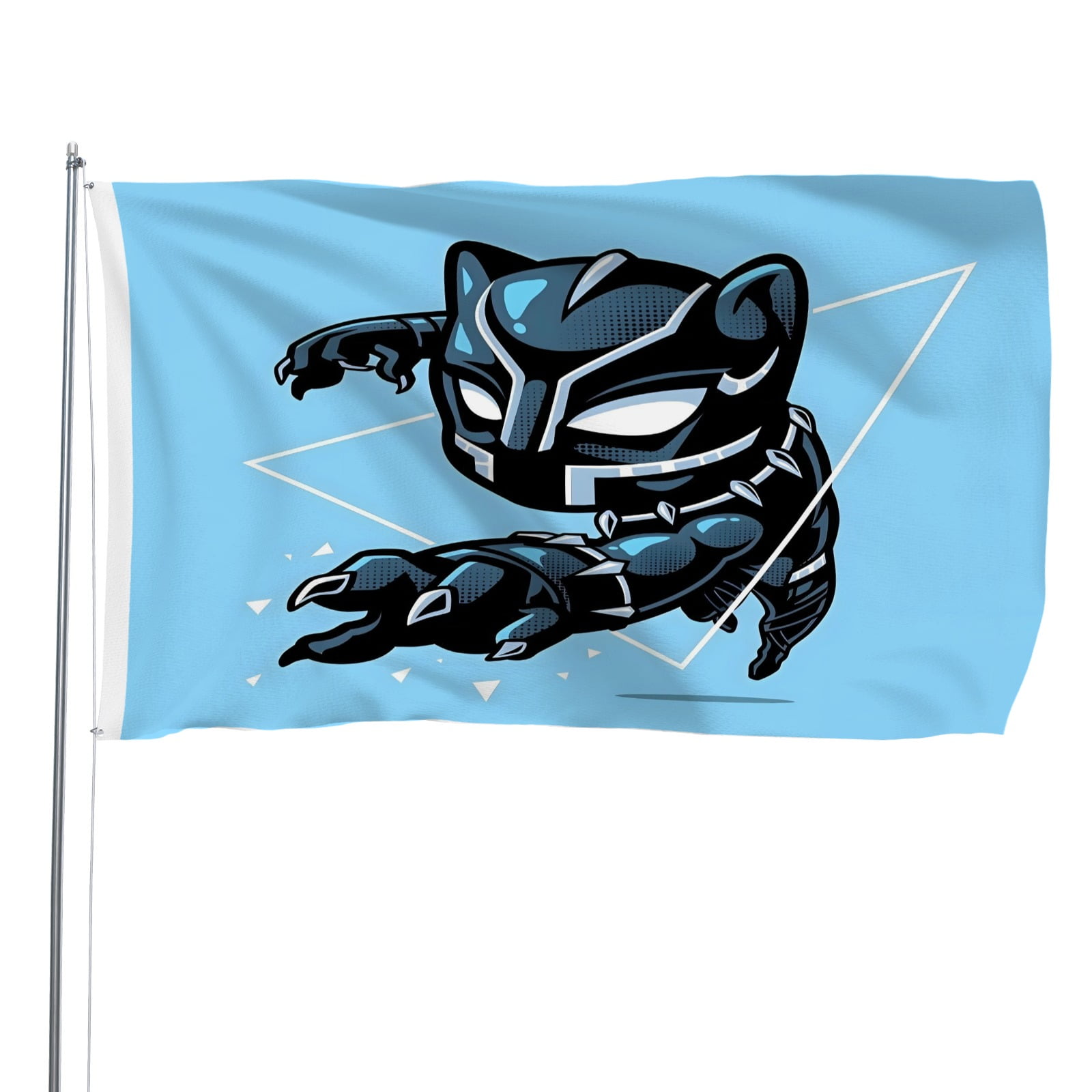 Black Panther Pattern Flag Decoration - Walmart.com