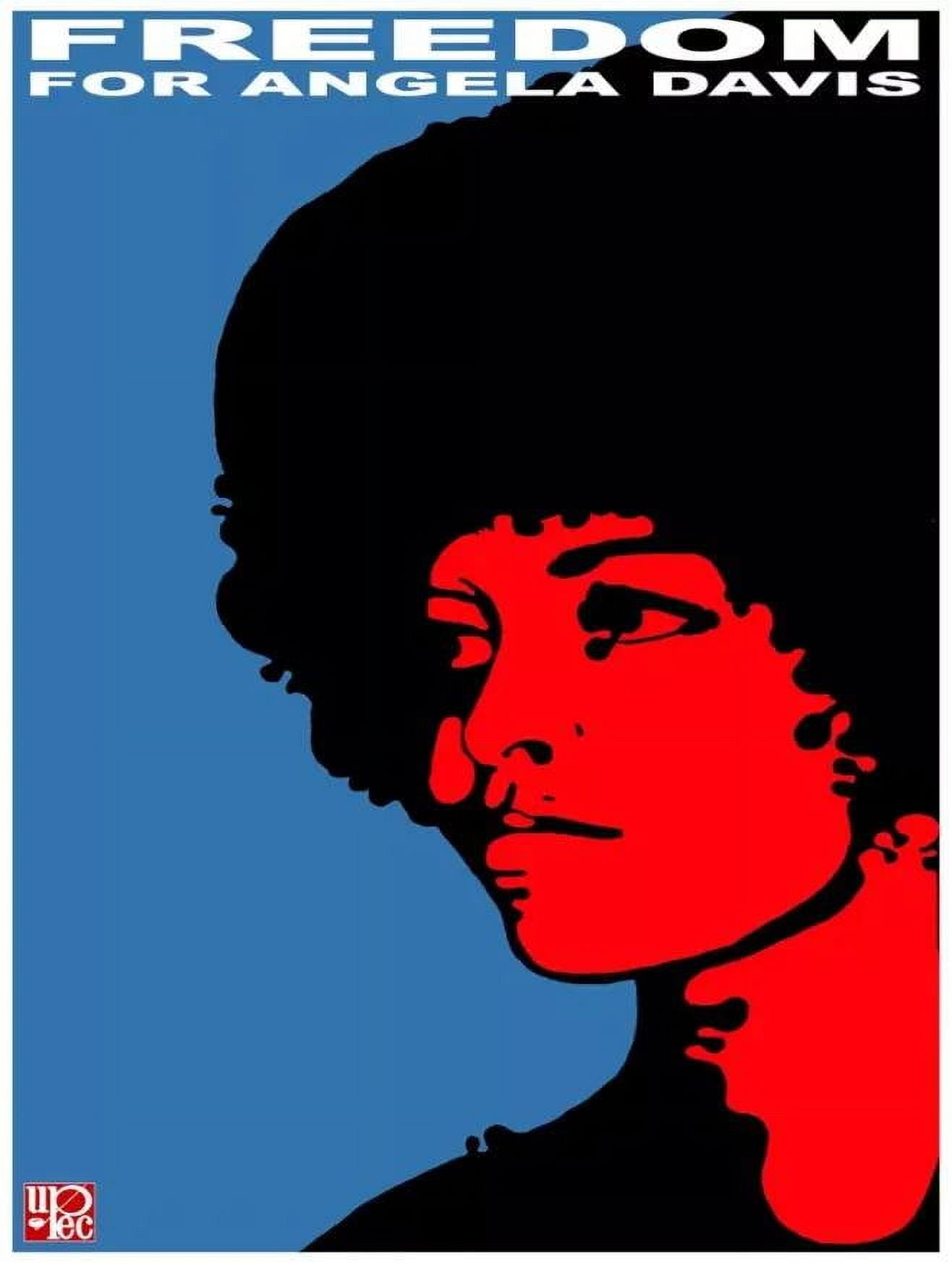 Black Panther Political poster.Freedom ANGELA DAVIS.Civil rights ...