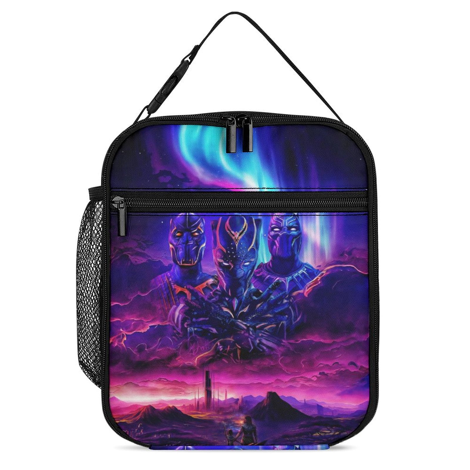 Black Panther Reusable Lunch Box Portable Lunch Bag for Women Men Teen ...