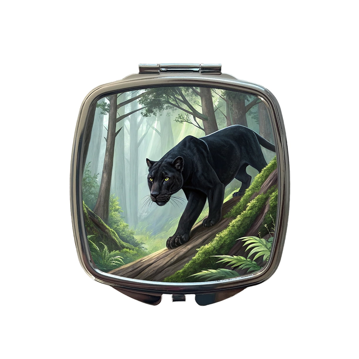 Black Panther Stalking Prey Travel Makeup Handbag Purse Small Pocket ...