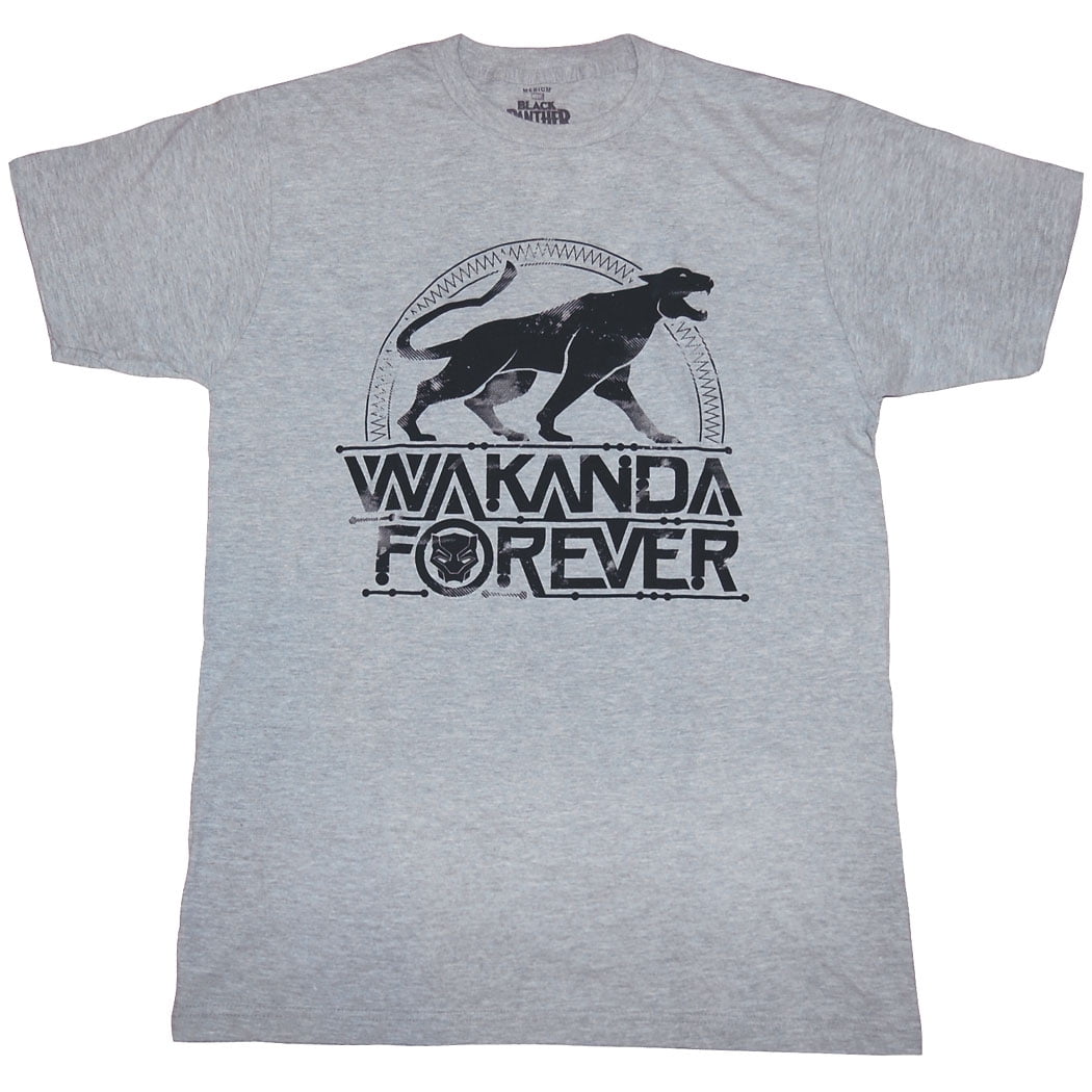 Black Panther Wakanda Forever Distressed T-Shirt - Walmart.com
