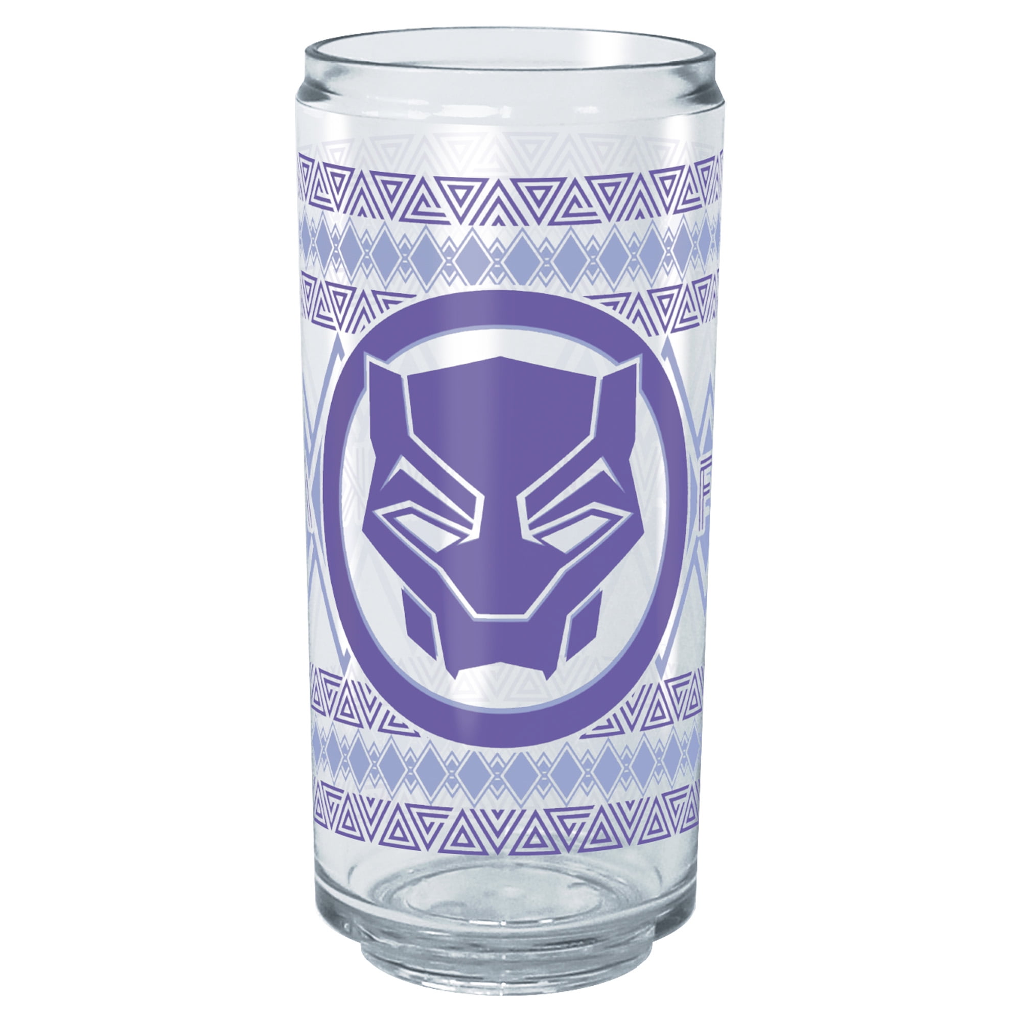 Black Panther: Wakanda Forever Purple Logo Tritan Can Shaped Cup Clear ...