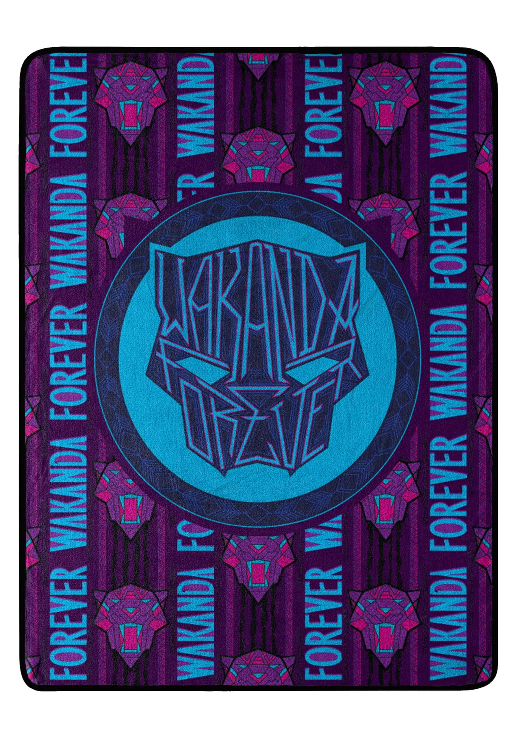 Black Panther Wakanda Forever Sign of Strength Blanket - Walmart.com