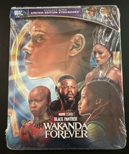 Black Panther: Wakanda Forever Steelbook (4k Ultra HD / Blu-Ray ...