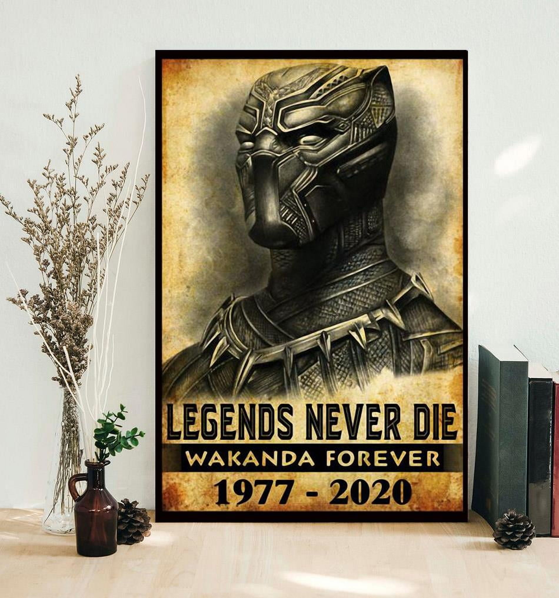 Black Panther legends never die Wakanda Forever poster 16 x 24 Inch ...