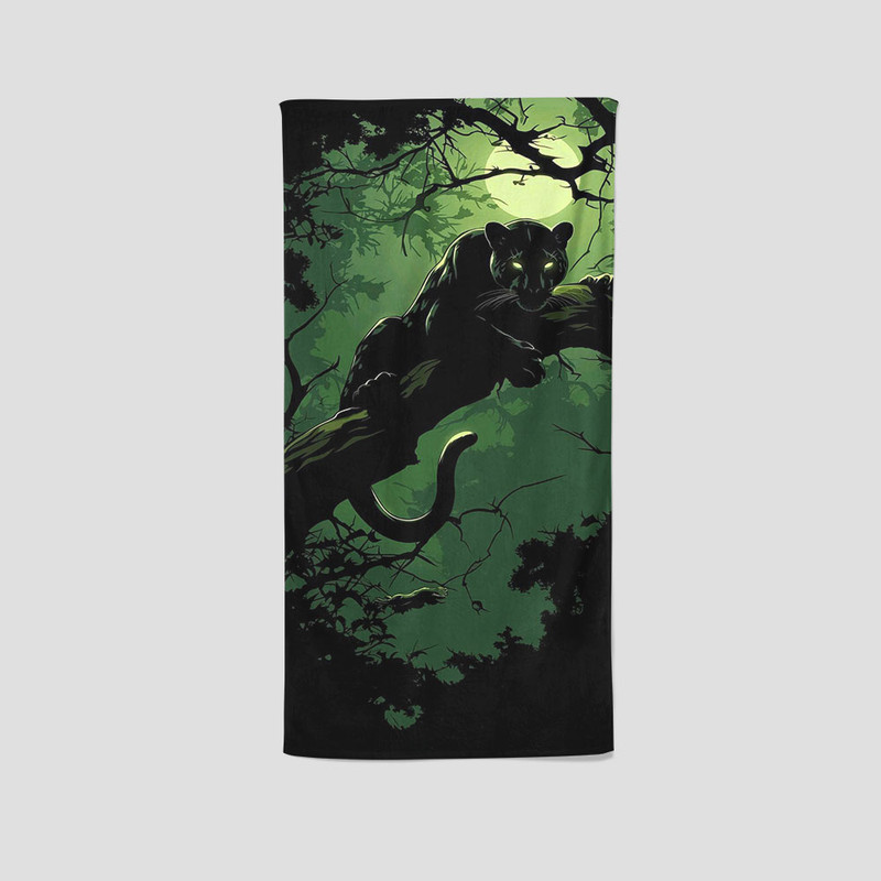 Black Panther's uniquely designed single-sided towel is a fantastic custom gift for fans ...