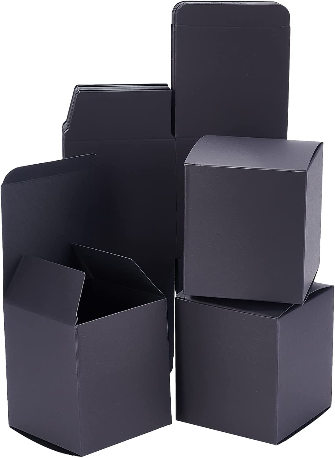 Black Paper Cardboard Jewelry Boxes 30pcs Cardboard Gift Boxes Small ...
