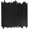 Black Paper Straws, Biodegradable & Compostable, Disposable Drinking ...