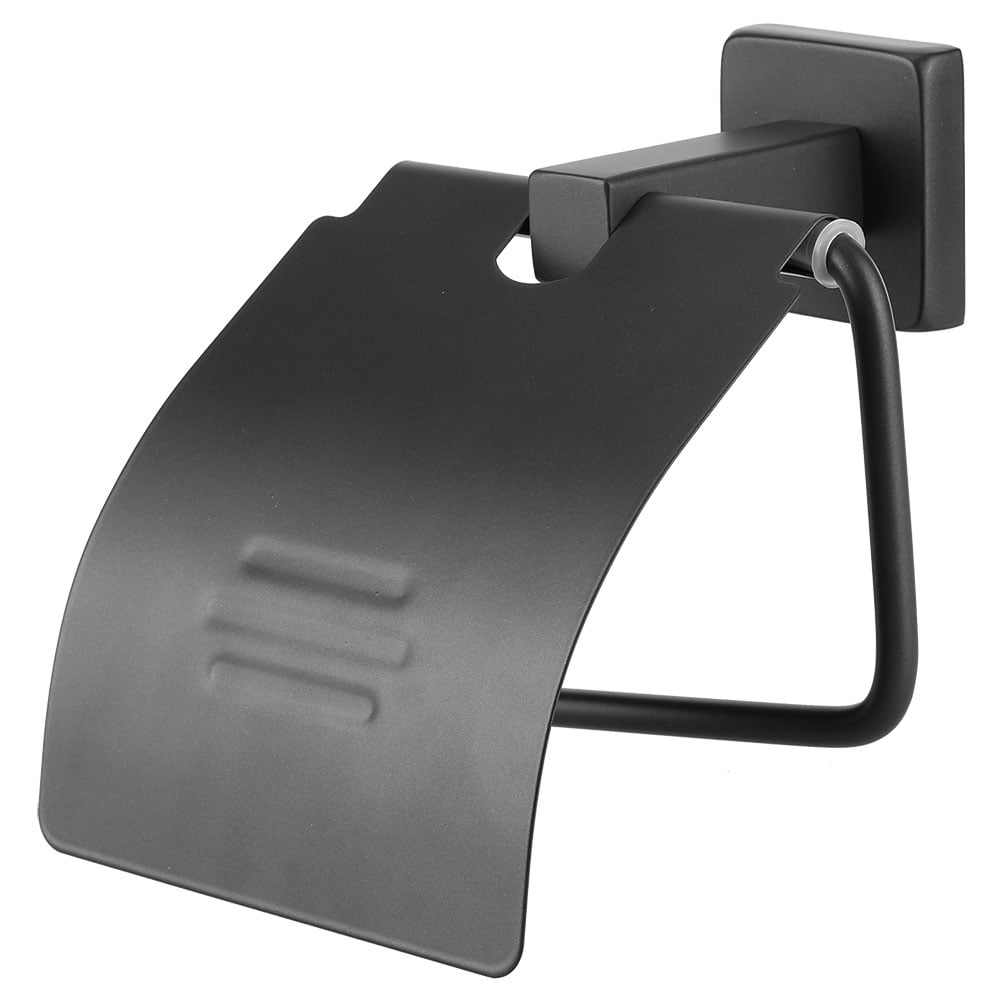 Black Paper Towel Roll Rack Tissue Hanger Shelf Bathroom Hardware ...