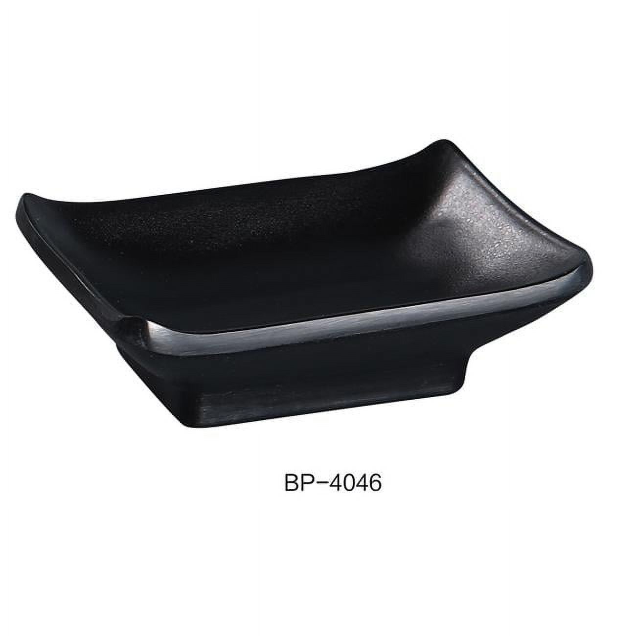 Black Pearl-2 Square Sauce Dish, Black - Pack of 72 - Walmart.com