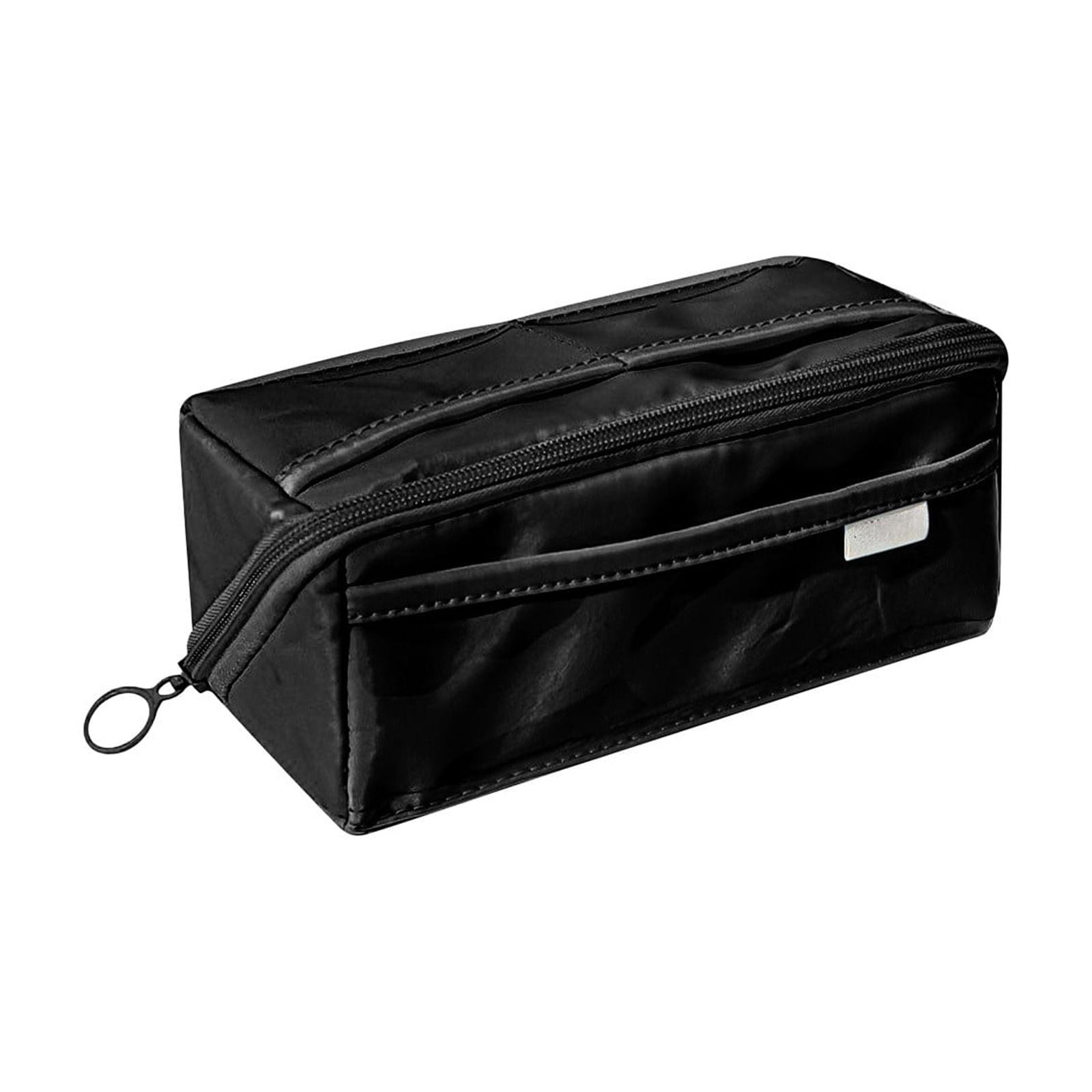 Black Pencil Case Big Capacity Pencil Pen Case Office College Large ...