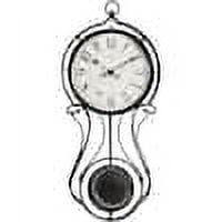 Black Pendulum Wall Clock - Walmart.com