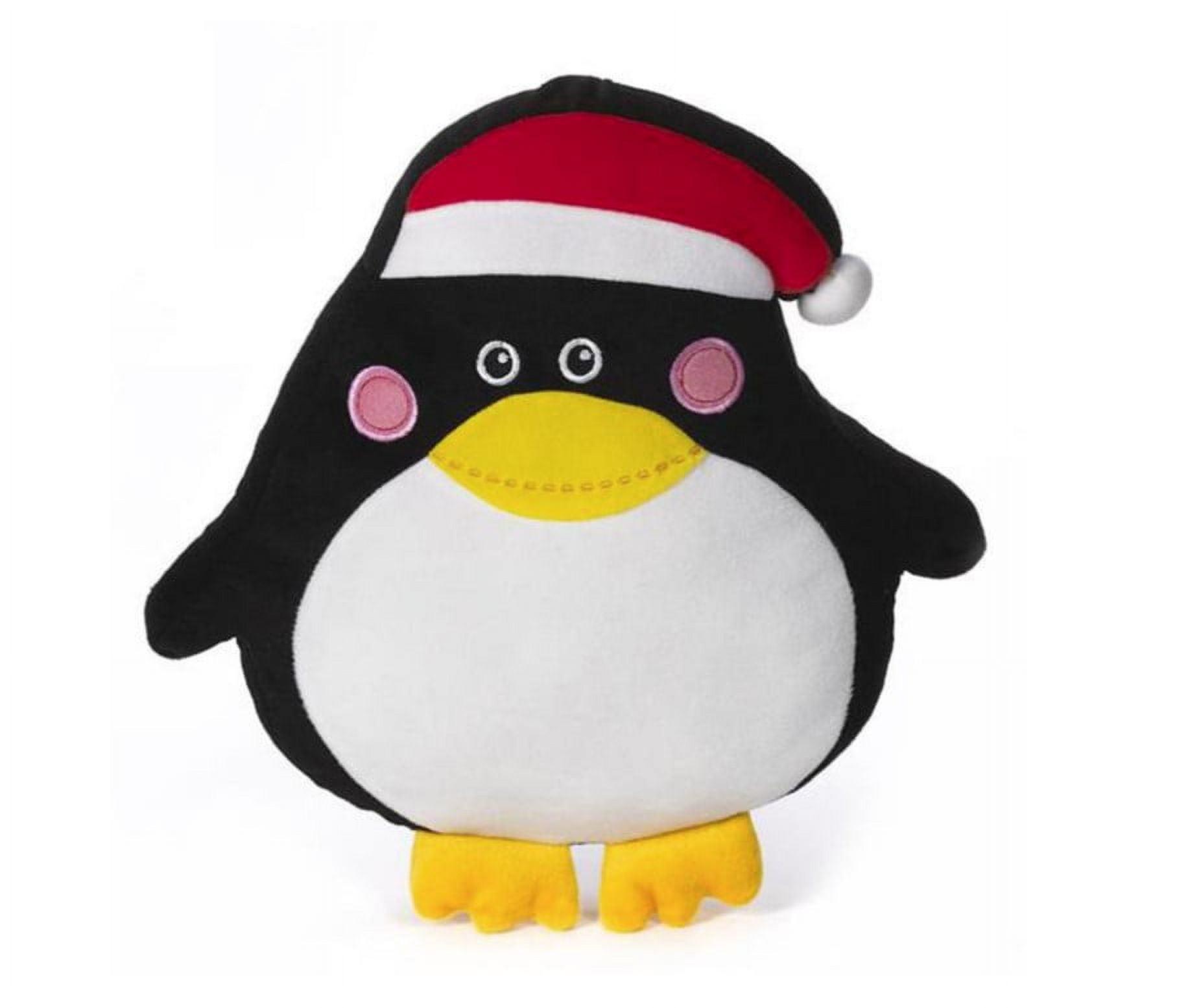 Black Penguin Plush - Stuffed Santa Penguin Pillow by Ganz - Walmart.com