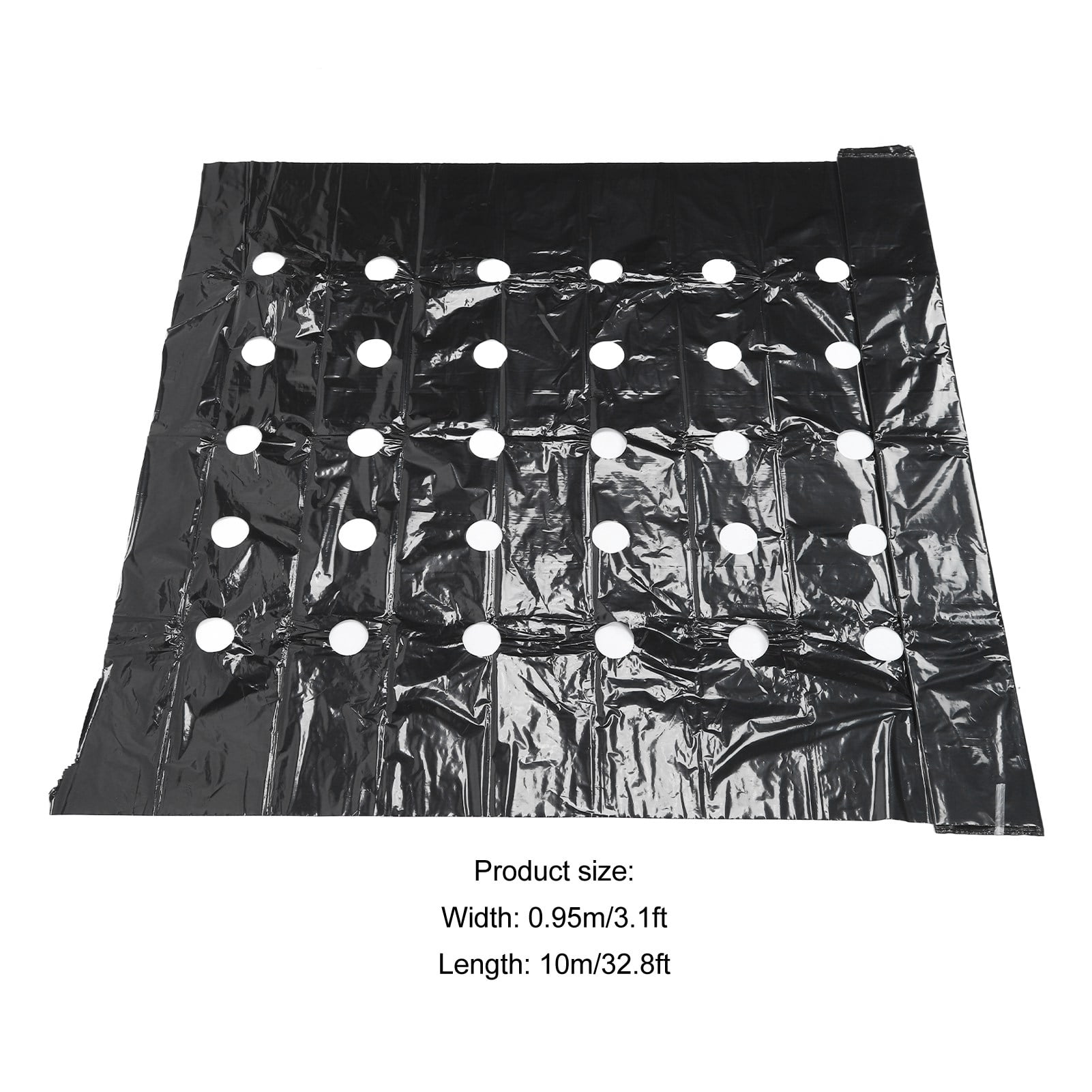 Black Perforated Greenhouse Mulch, Durable PE Material For Long,Lasting ...
