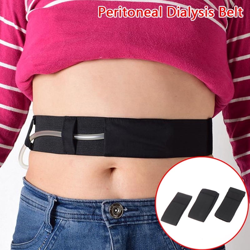 Black Peritoneal Dialysis Conduit Belt Adjustable Breathable Abdominal ...