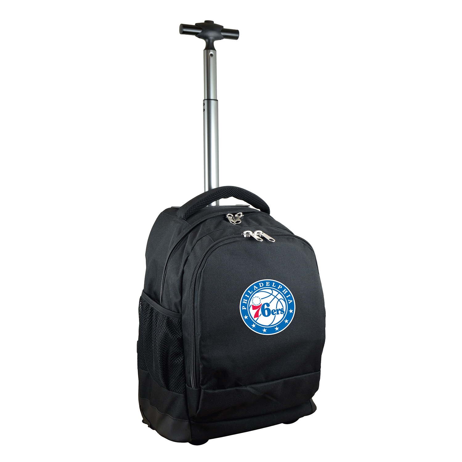 Black Philadelphia 76ers 19'' Premium Wheeled Backpack - Walmart.com