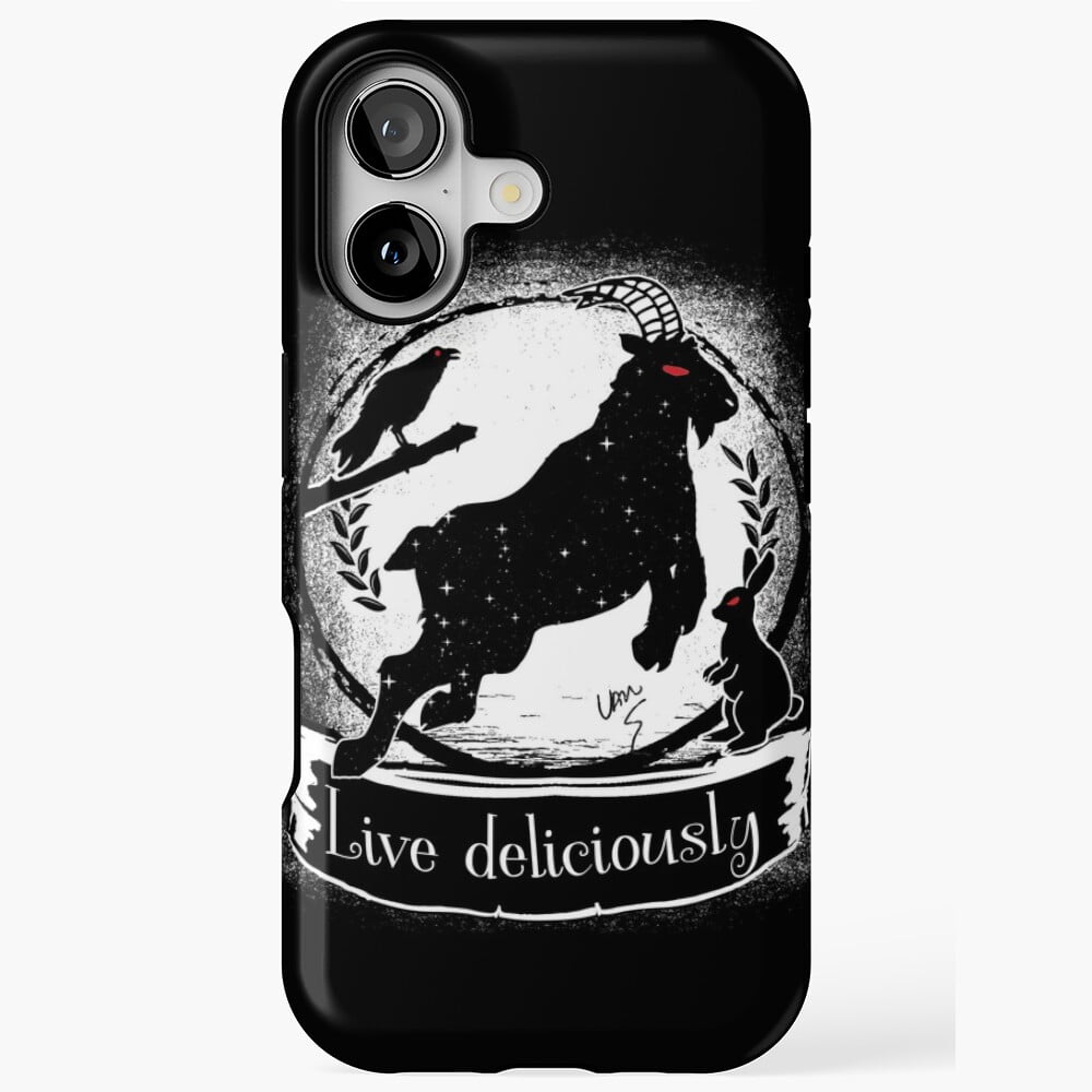 Black Phillip Folk Horror Goat Compatible Phone Case for iPhone 11–17 ...