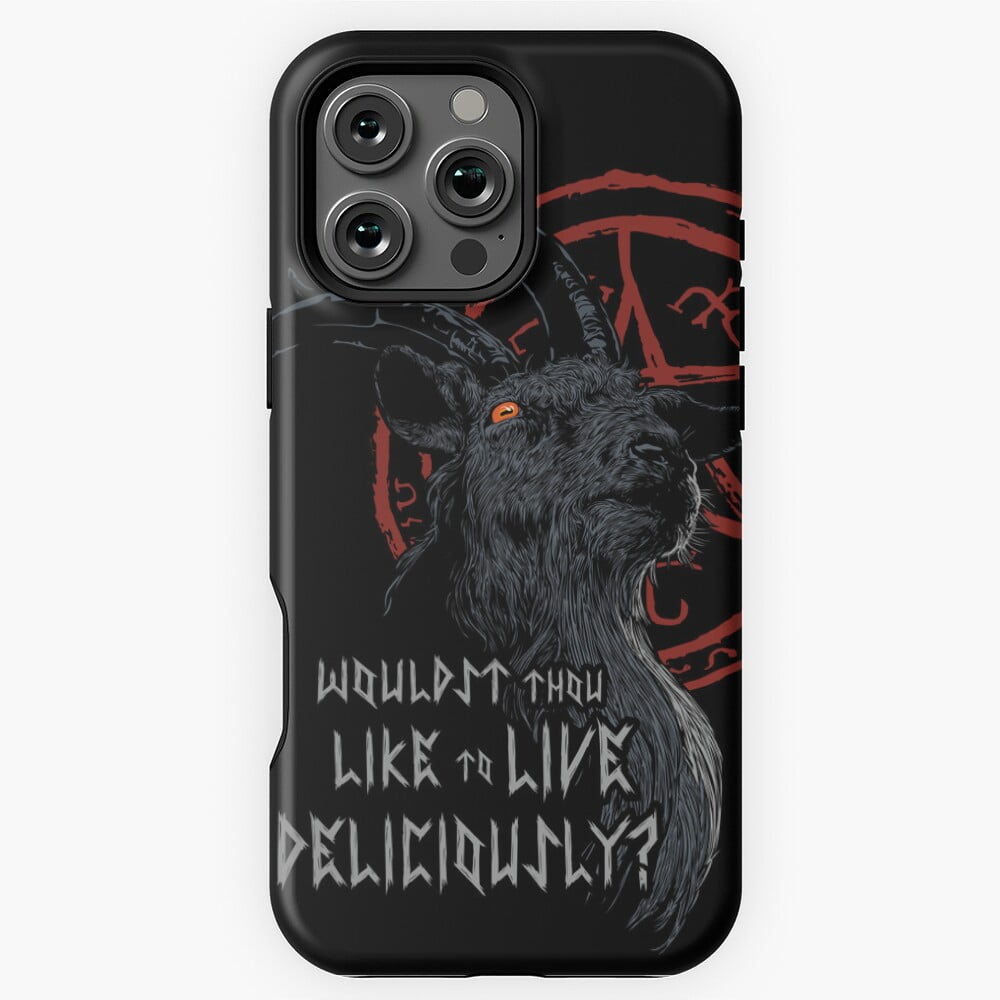 Black Phillip the goat Phone Case for iPhone 16 15 14 13 12 11 Pro Max ...