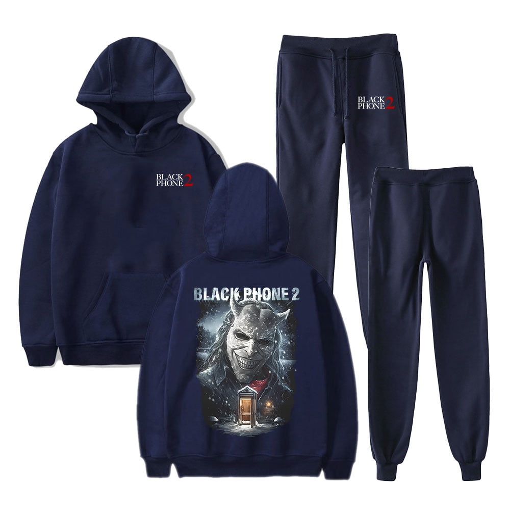 Black Phone 2 Cold Call Hoodie Jogger Pants Two Piece Sets Sweatshirts ...