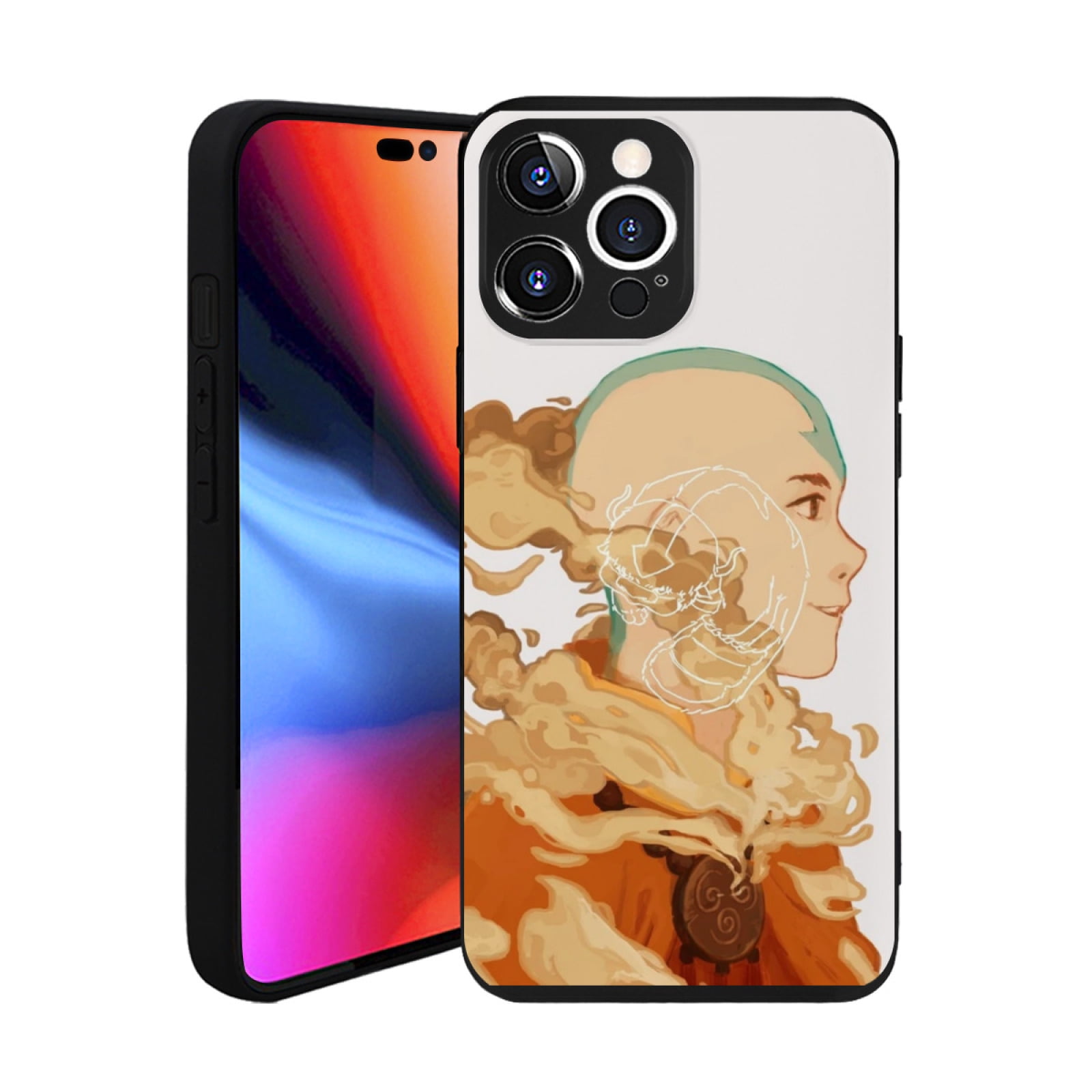 Black Phone Avatar The Last Airbender Compatible with iPhone 13 Case ...