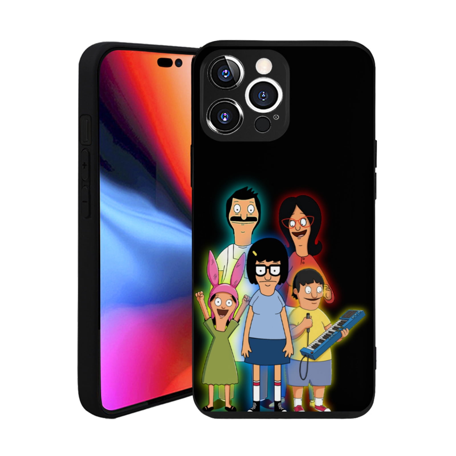Black Phone Case Bob Burgers Family Sneak See Funny Animated Series ...