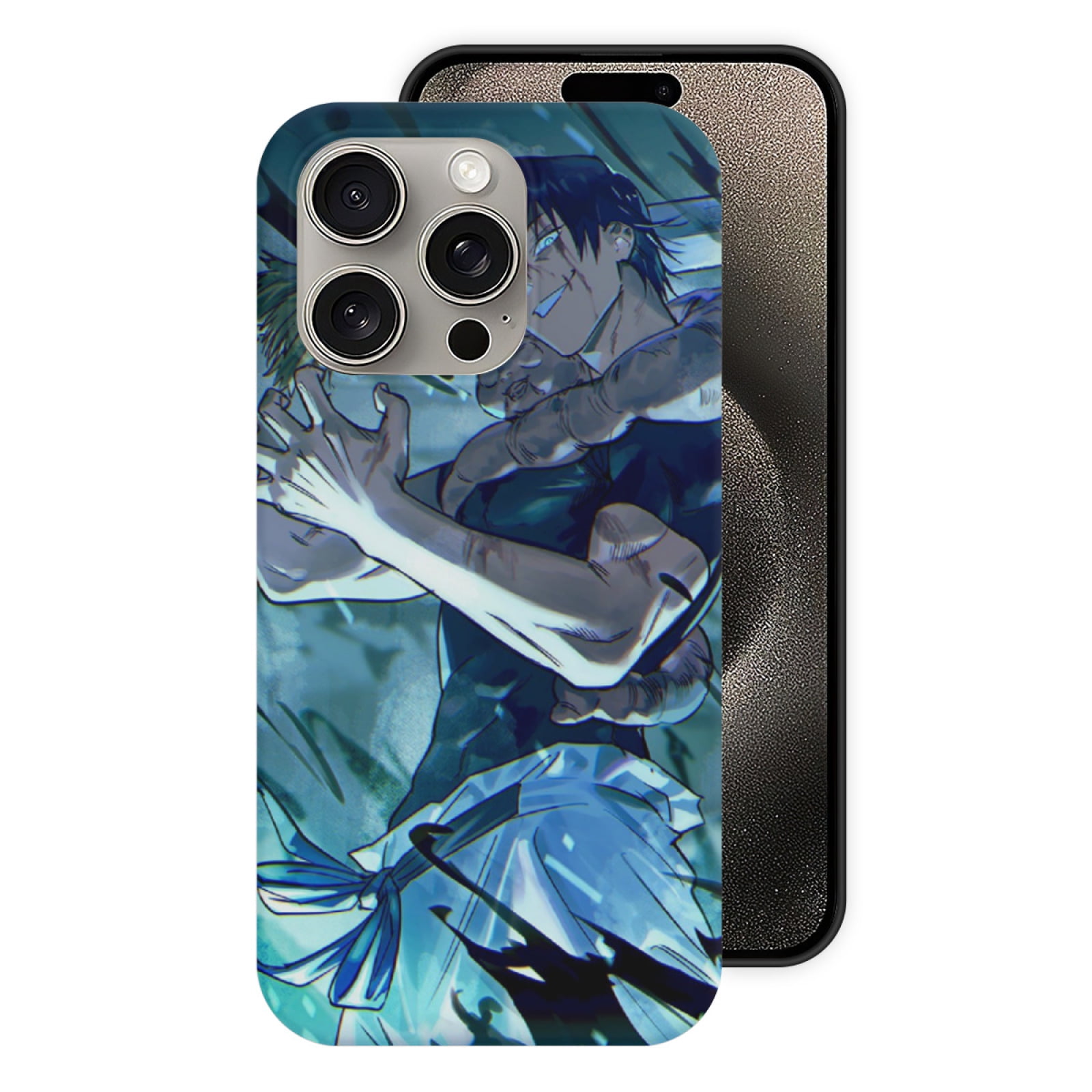 Black Phone Case Toji Fushiguro Jujutsu Kaisen for iPhone 12 Case ...