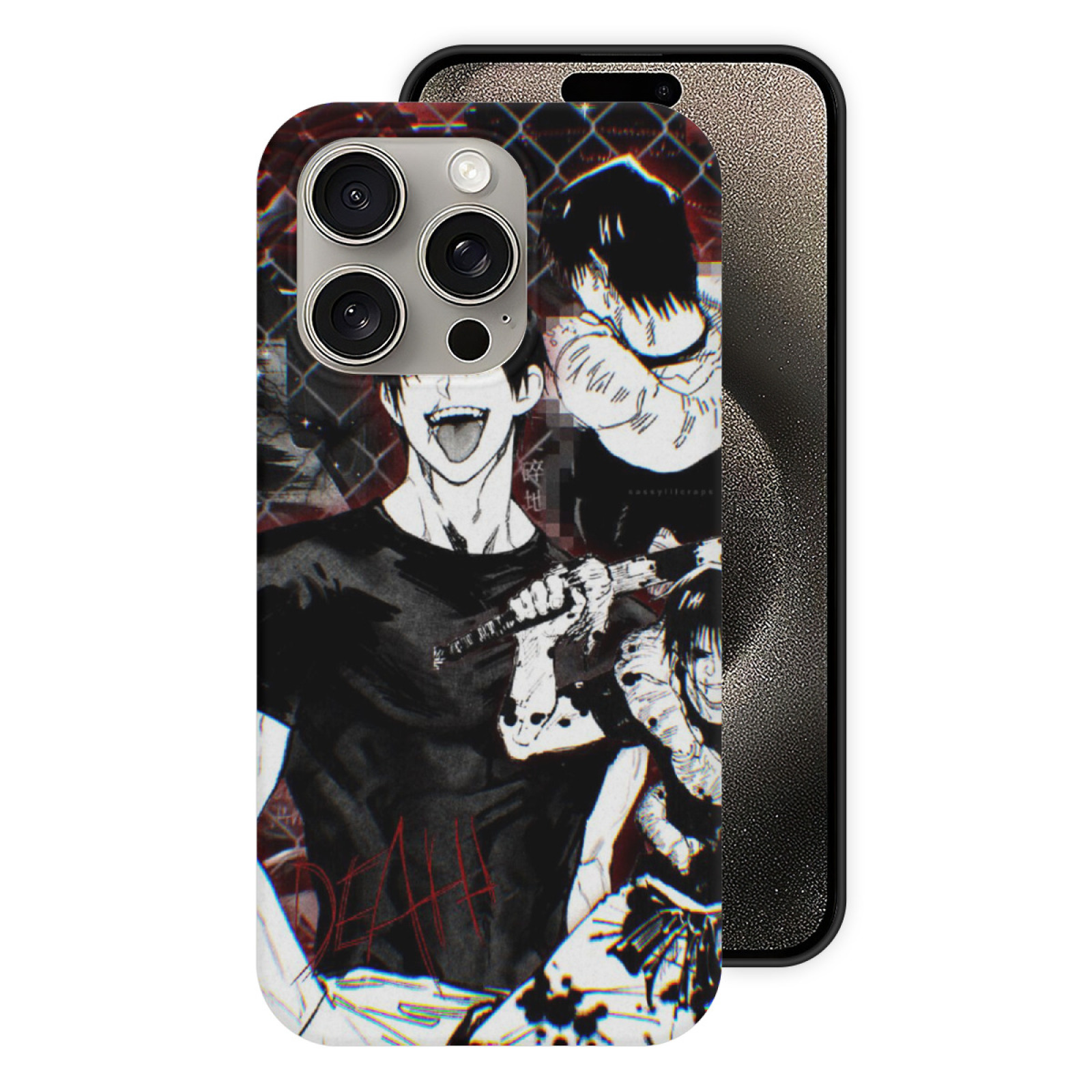 Black Phone Case Toji Fushiguro Jujutsu Kaisen for iPhone 14 Pro Case ...